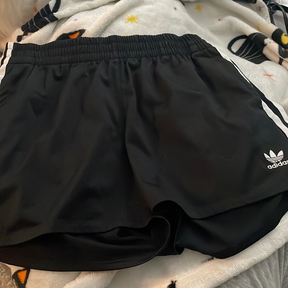 adidas | Shorts | Adidas Black And White Stripe Soccer Shorts | Poshmark